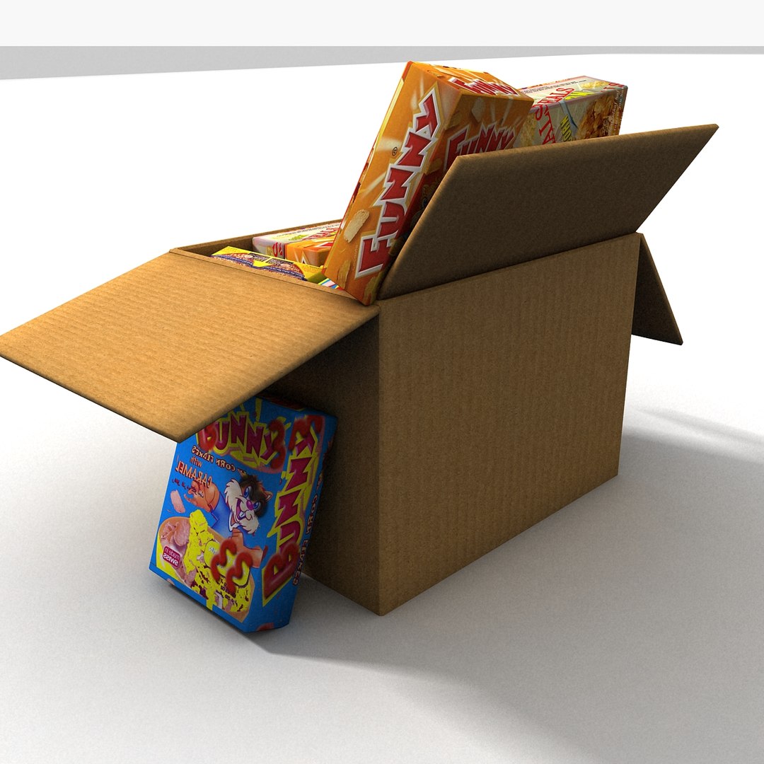 Market Box 3d Model