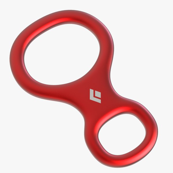 modelo 3d Super 8 Rappel Belay Device Gear - TurboSquid 1251469