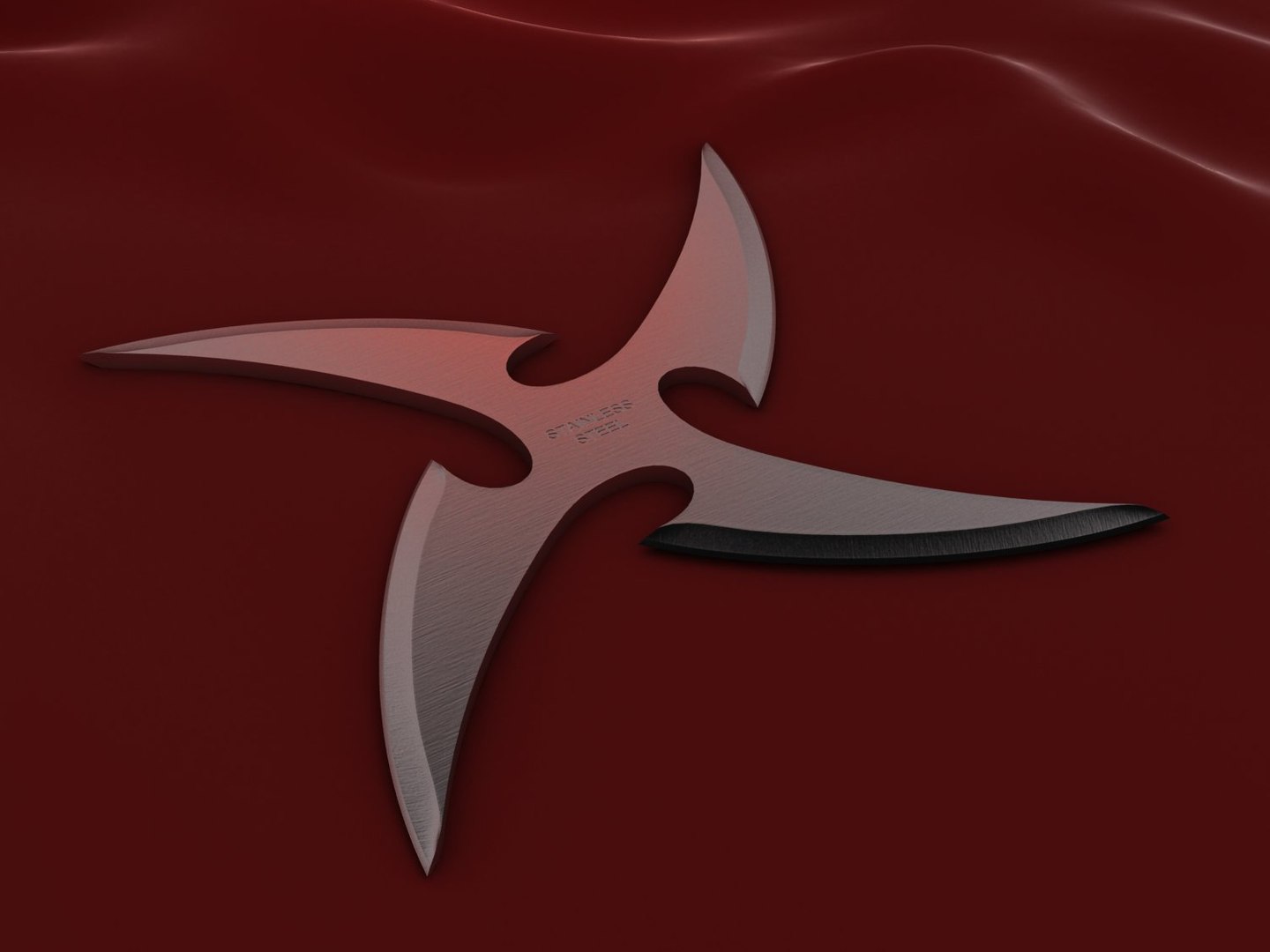 3dsmax 4 Point Curved Shuriken