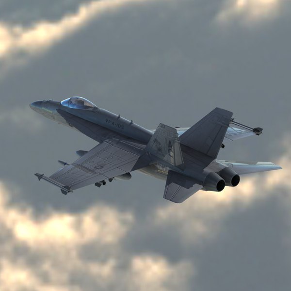 3d modl aircraft carrir strik