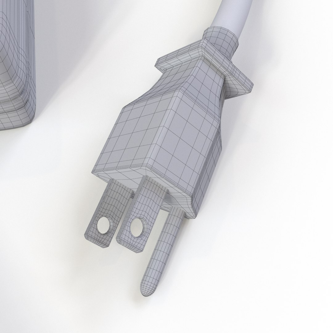 3d Power Strip Outlet Model