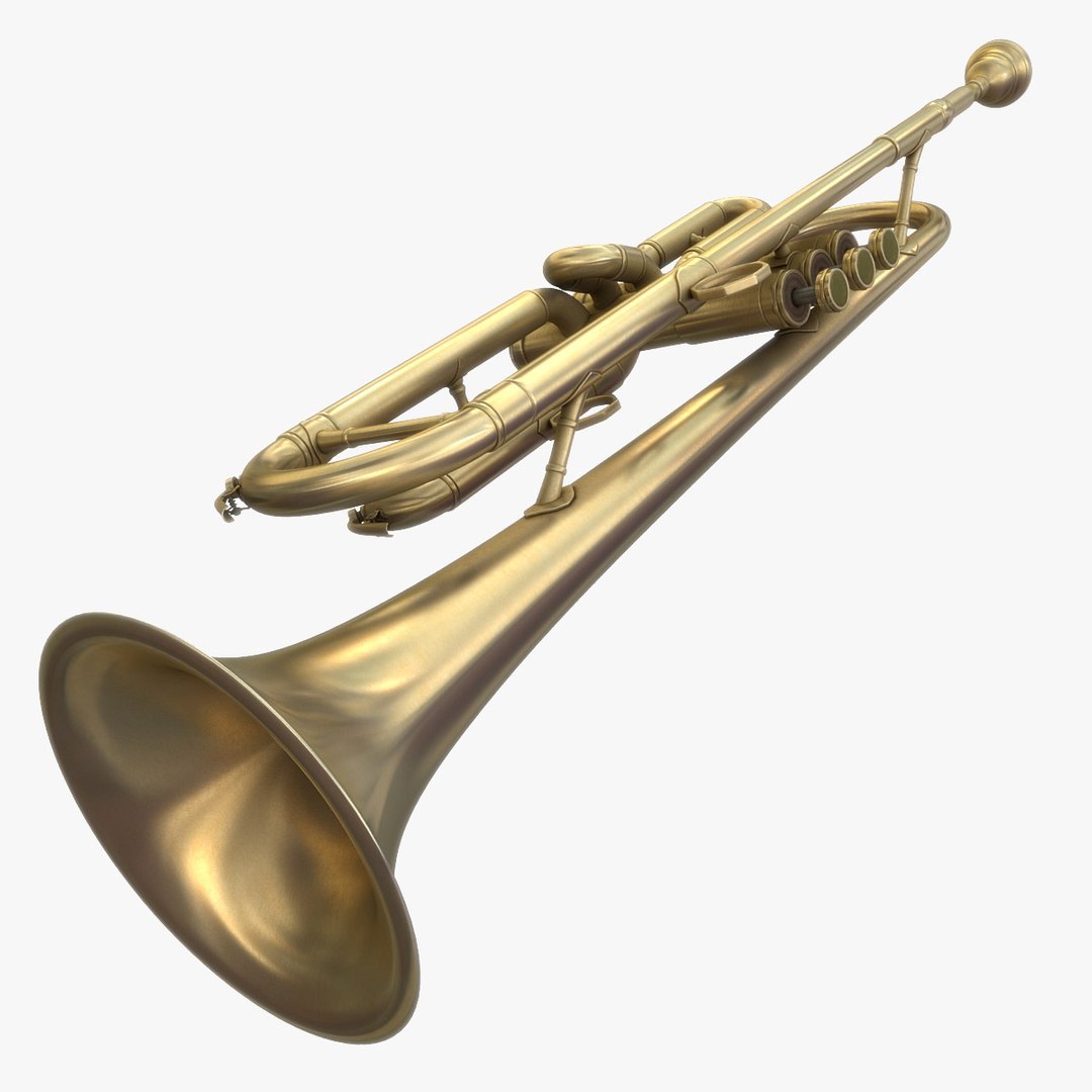3d model trumpet