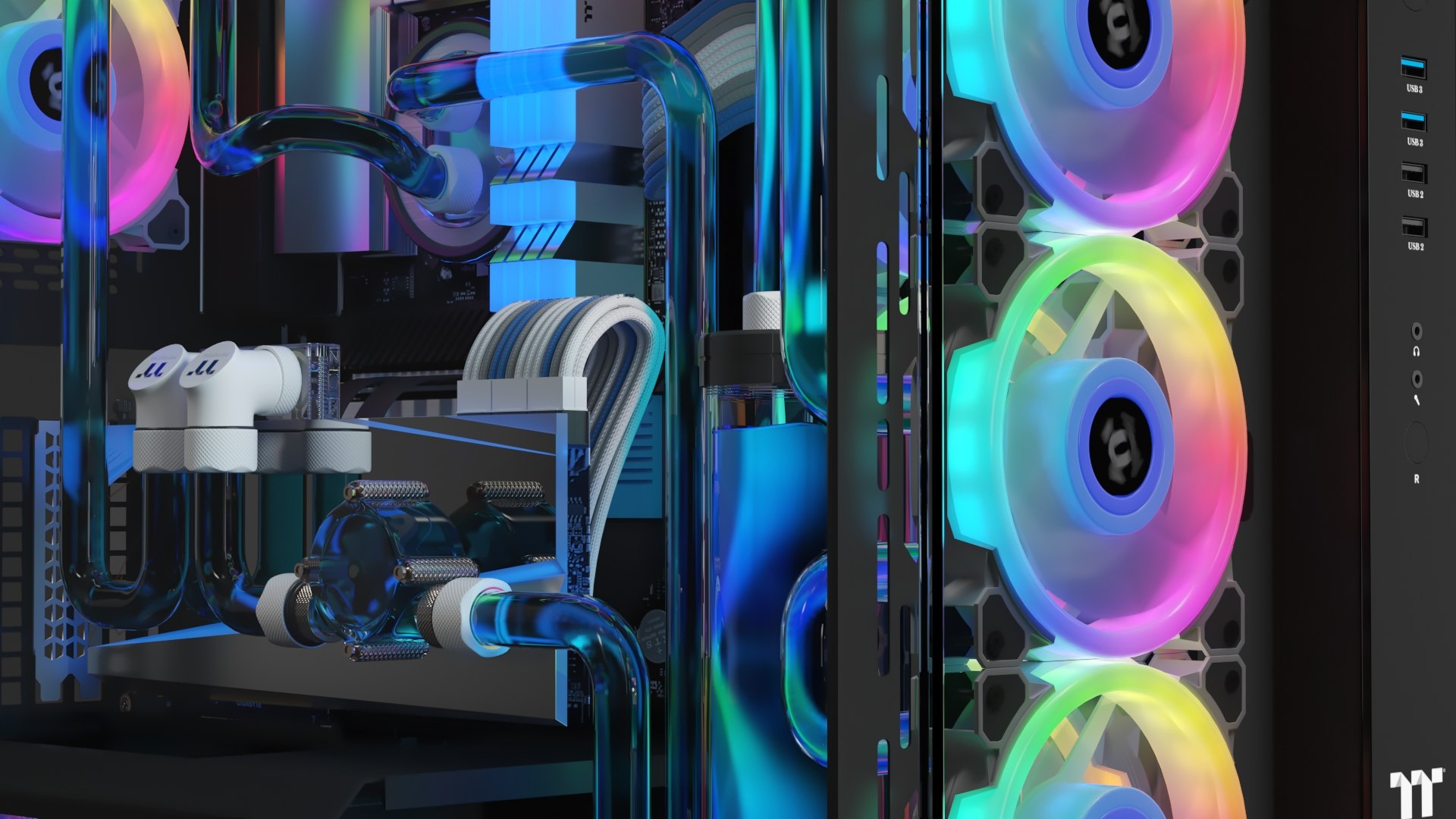 3D Thermaltake Core P6 Tempered PC Black Model - TurboSquid 2025199