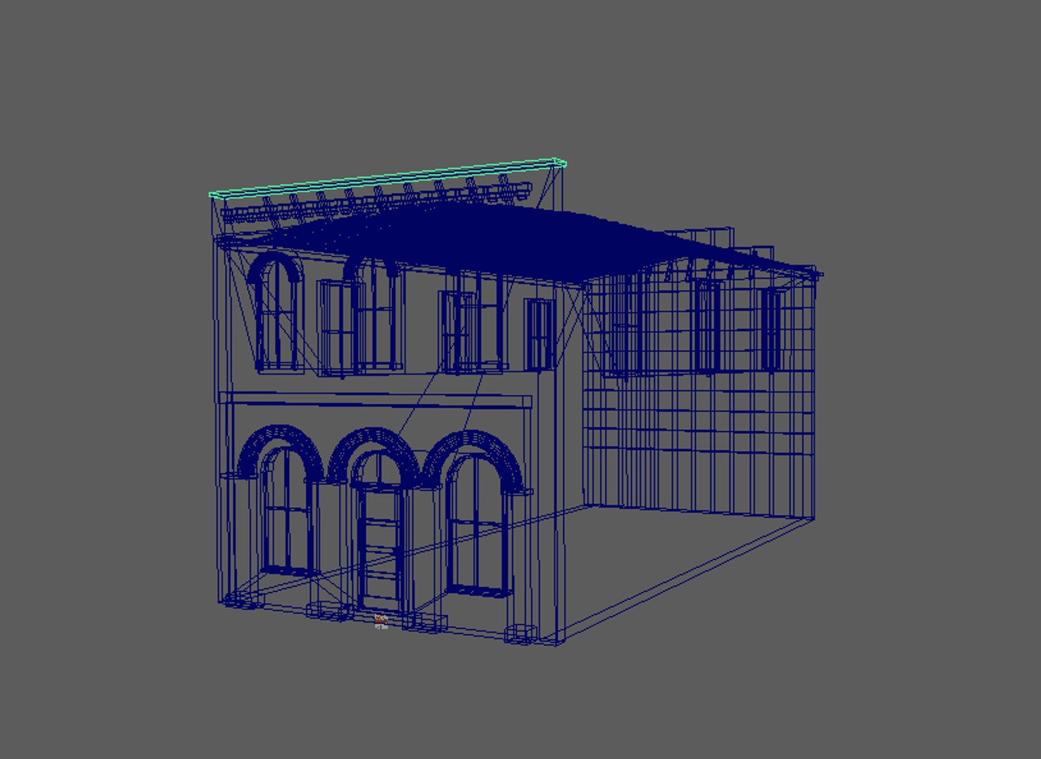 3D Western Brick Building - TurboSquid 1911941