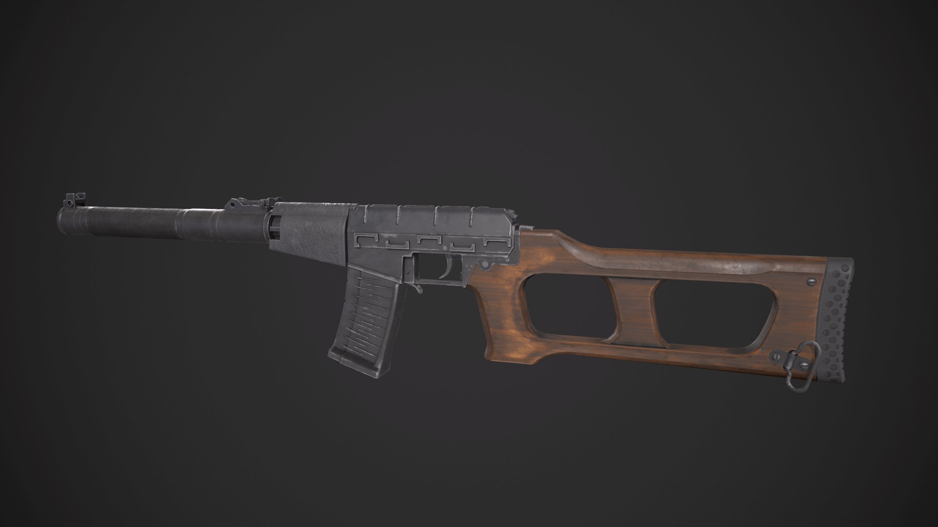 3D ASVAL With VSS Vintorez Model - TurboSquid 1745986