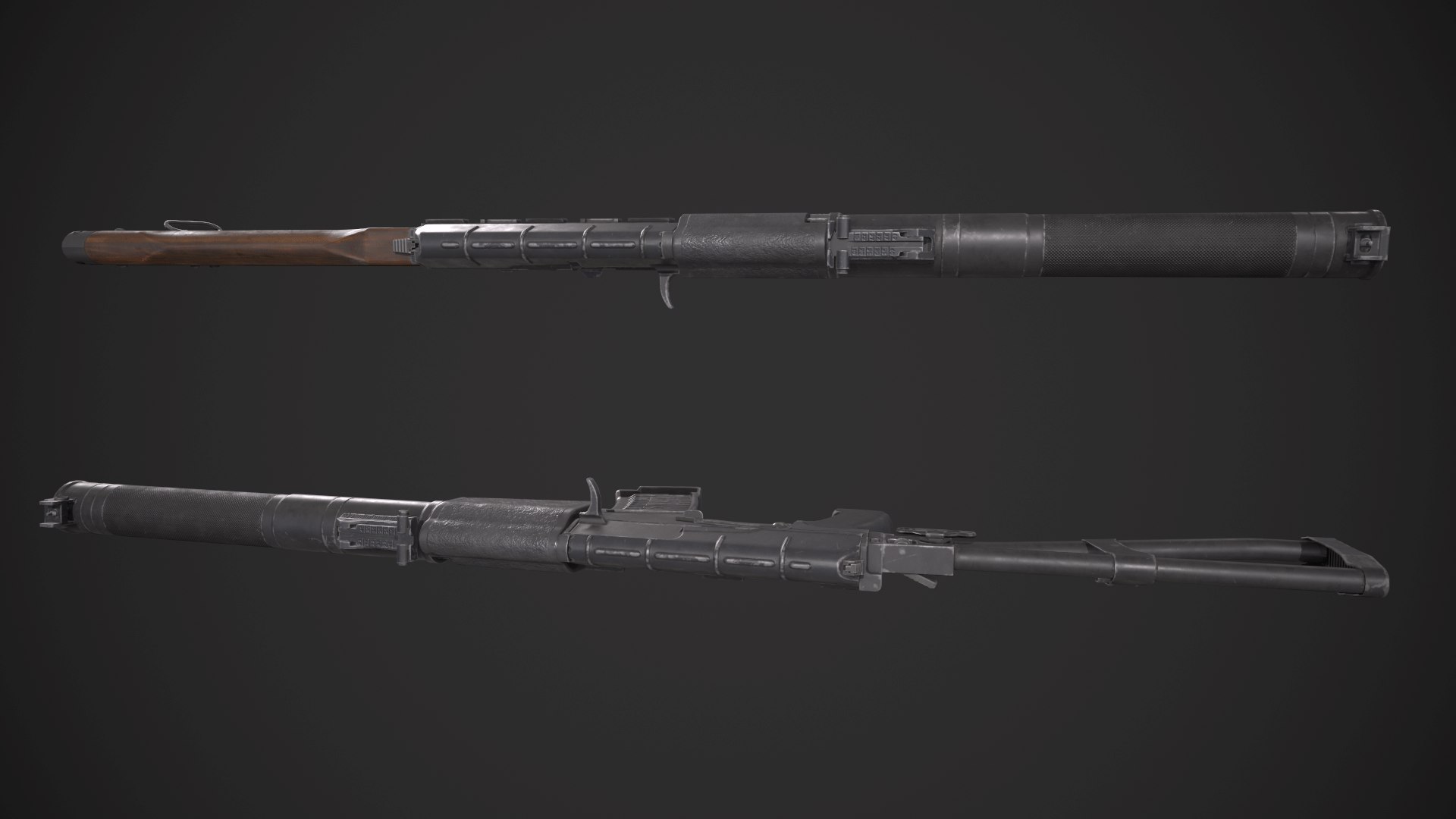 3D ASVAL With VSS Vintorez Model - TurboSquid 1745986