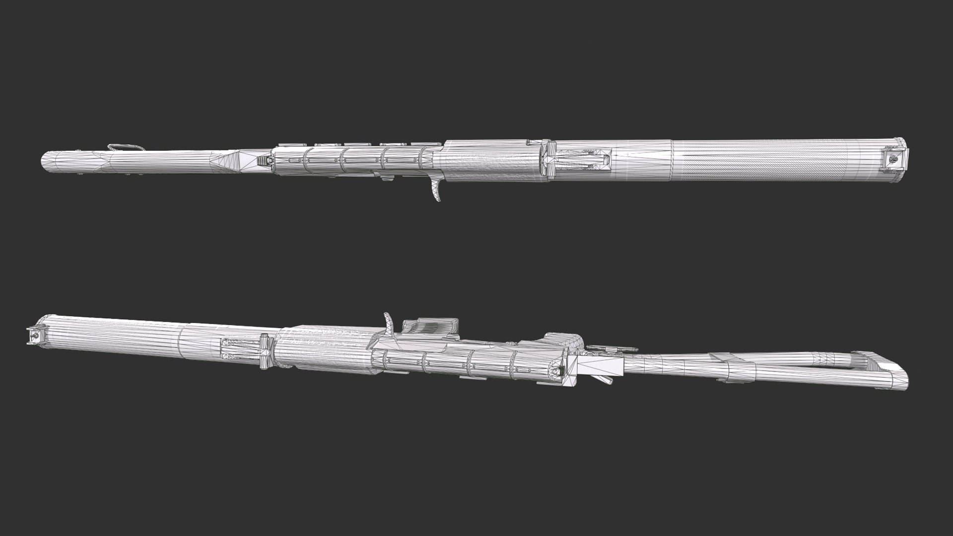 3D ASVAL With VSS Vintorez Model - TurboSquid 1745986