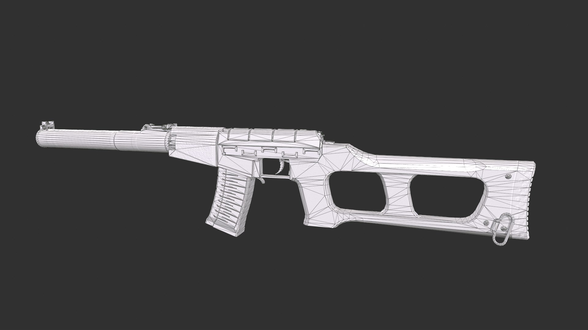 3D ASVAL With VSS Vintorez Model - TurboSquid 1745986