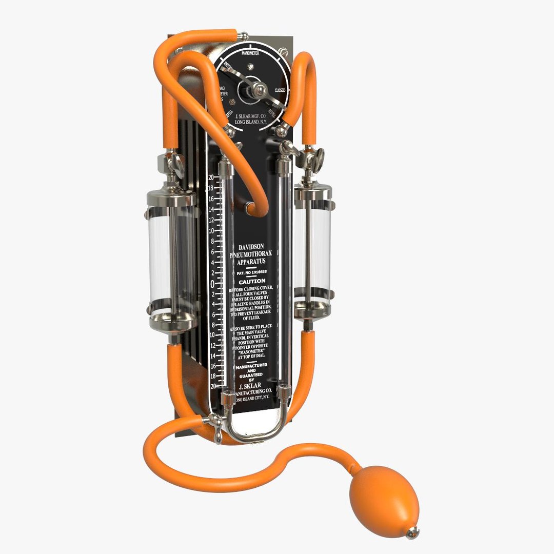 Vintage Pneumothorax Apparatus 3D - TurboSquid 1543511