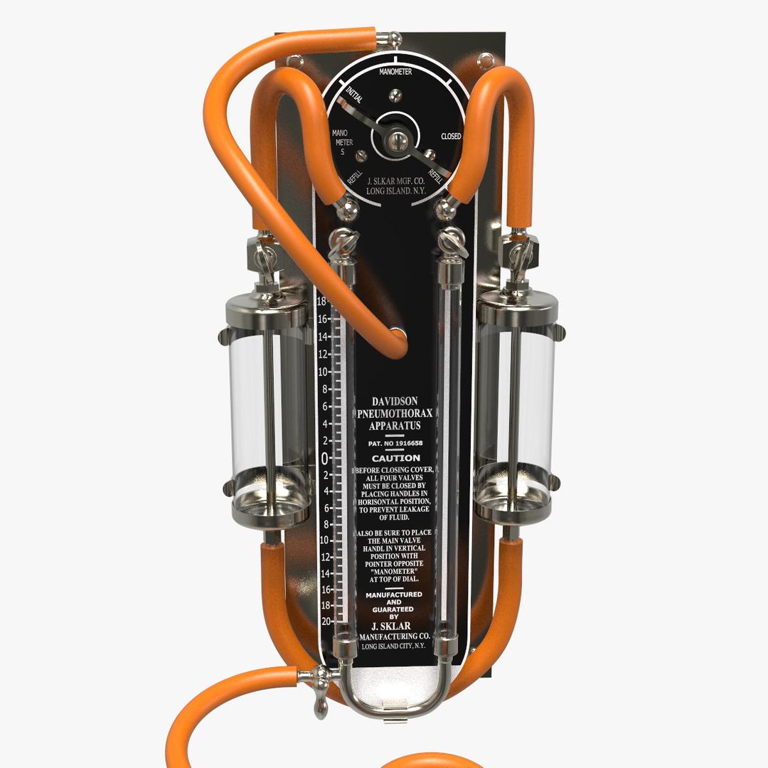 Vintage Pneumothorax Apparatus 3D - TurboSquid 1543511