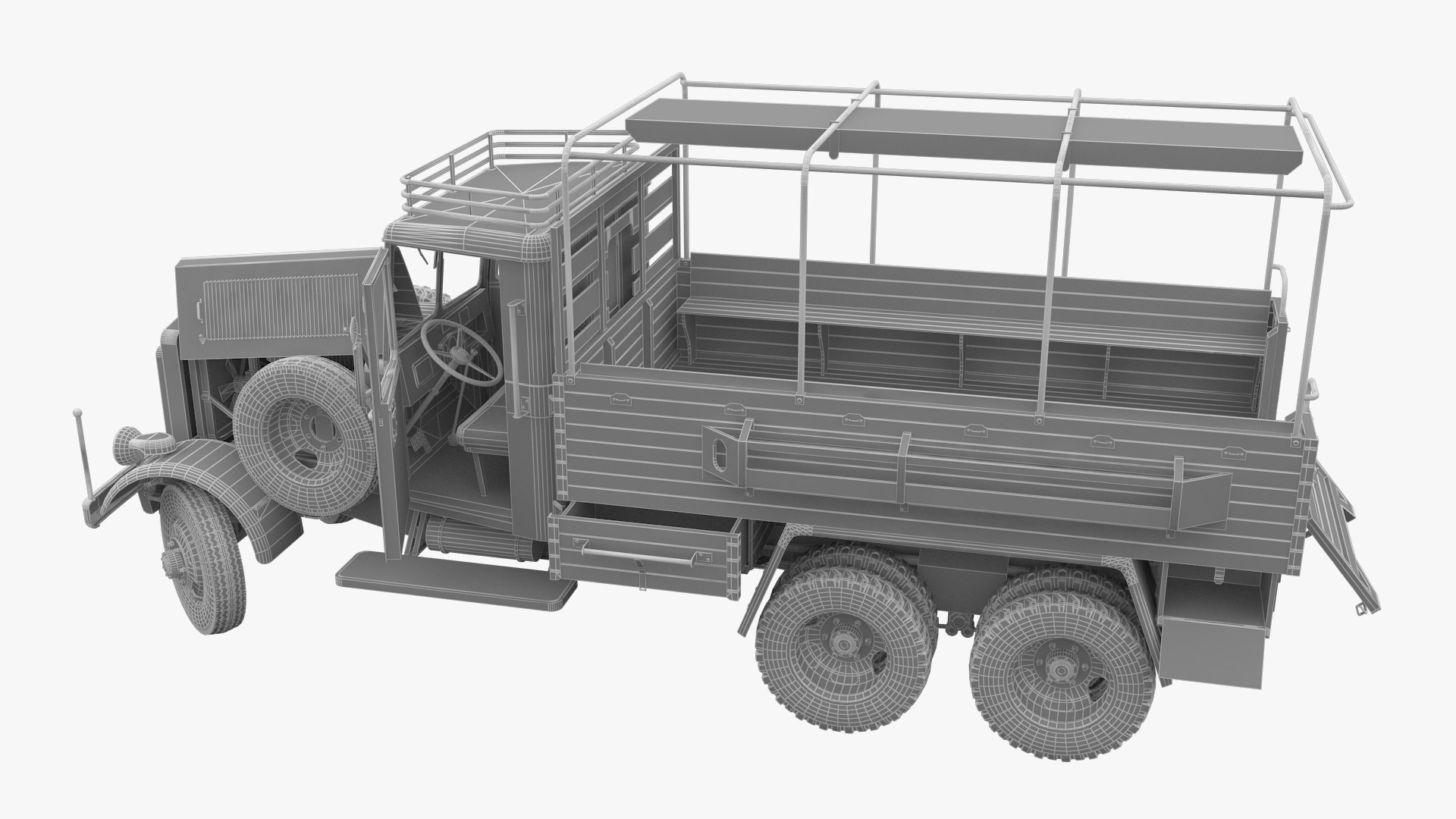 Raiders Cargo Truck 3D - TurboSquid 2111123