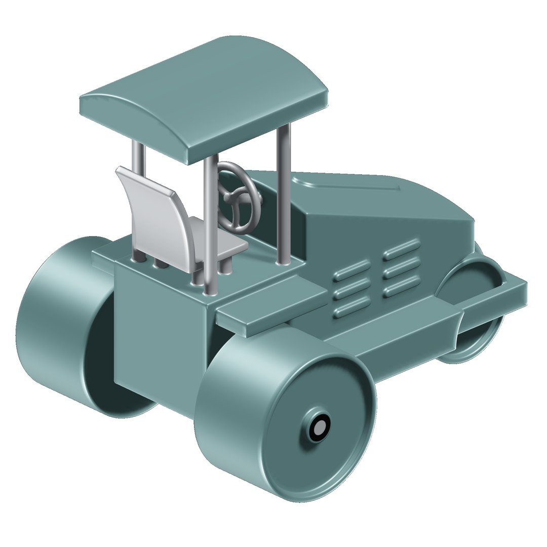 Road Roller Toy 3D Model - TurboSquid 2146622