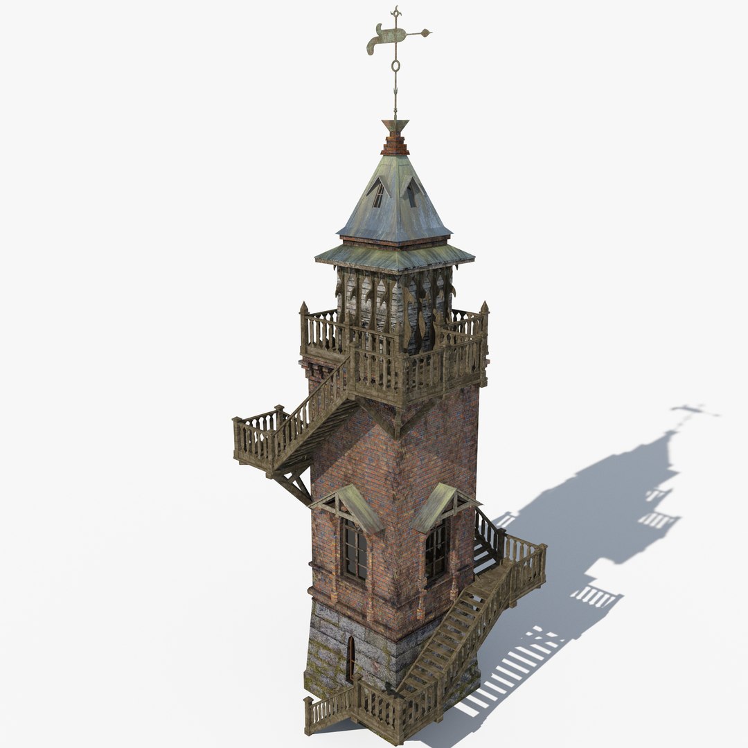 3ds Max Realistic Water Tower