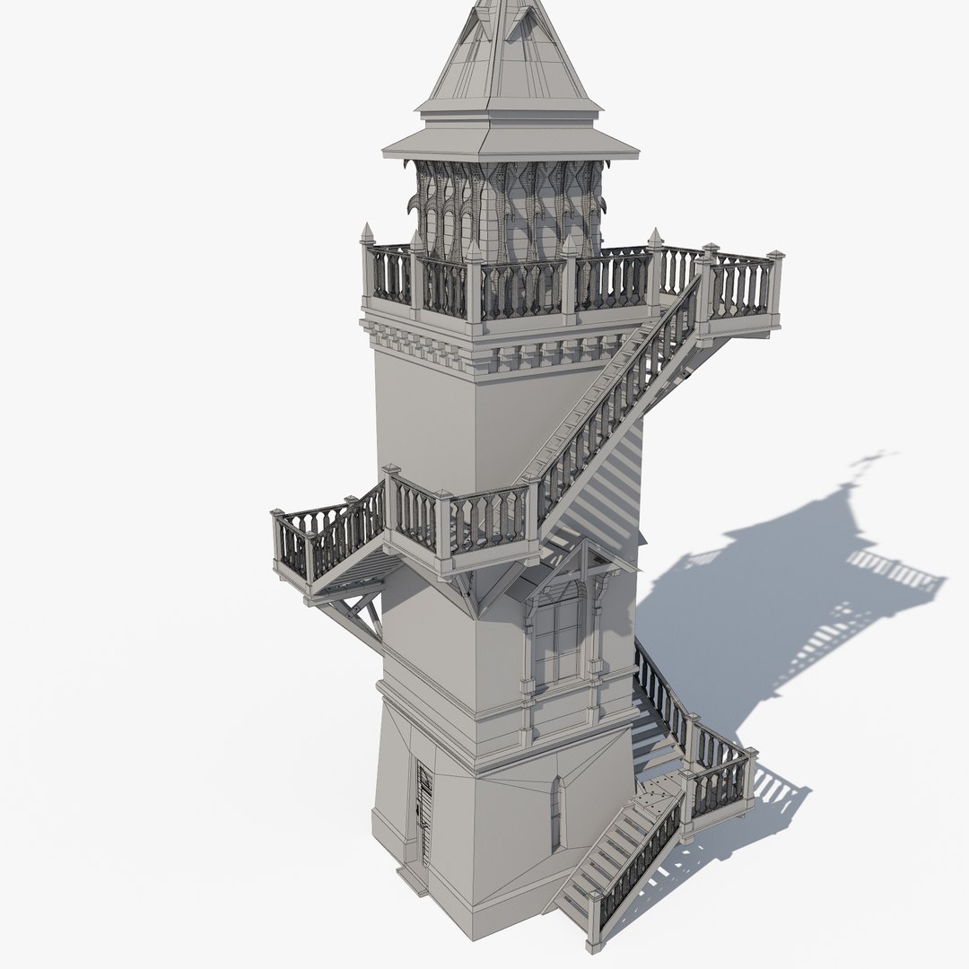 3ds Max Realistic Water Tower