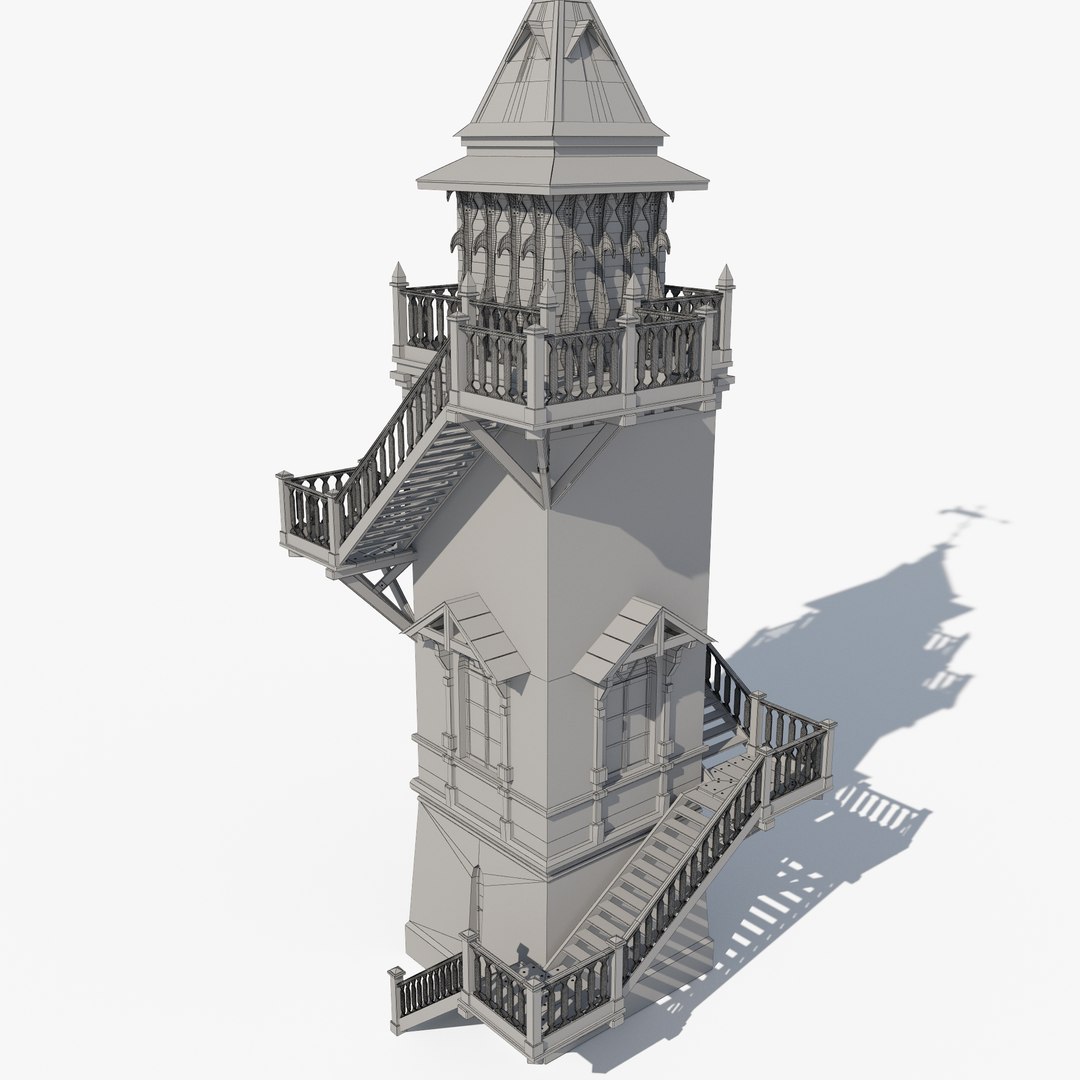 3ds Max Realistic Water Tower