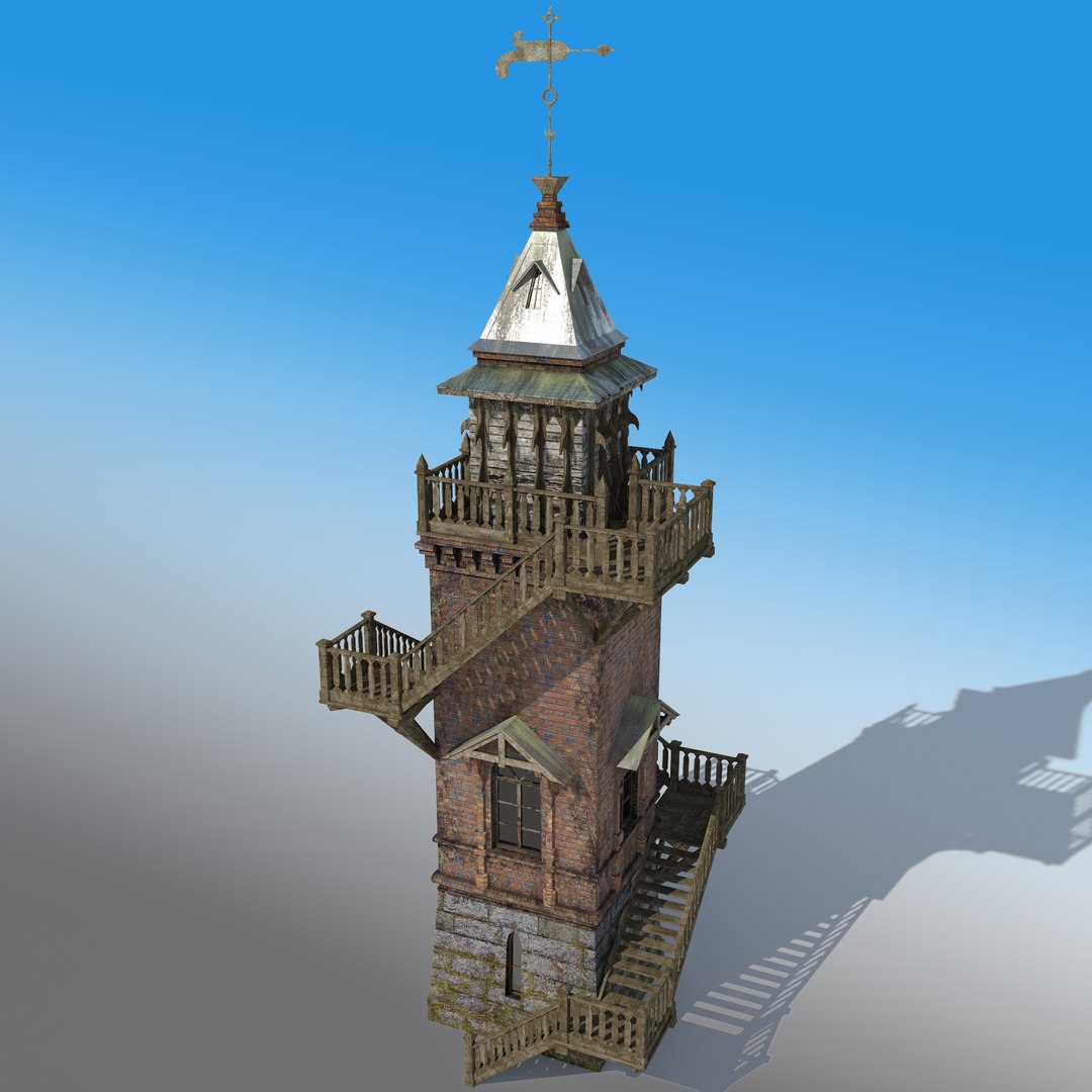 3ds Max Realistic Water Tower
