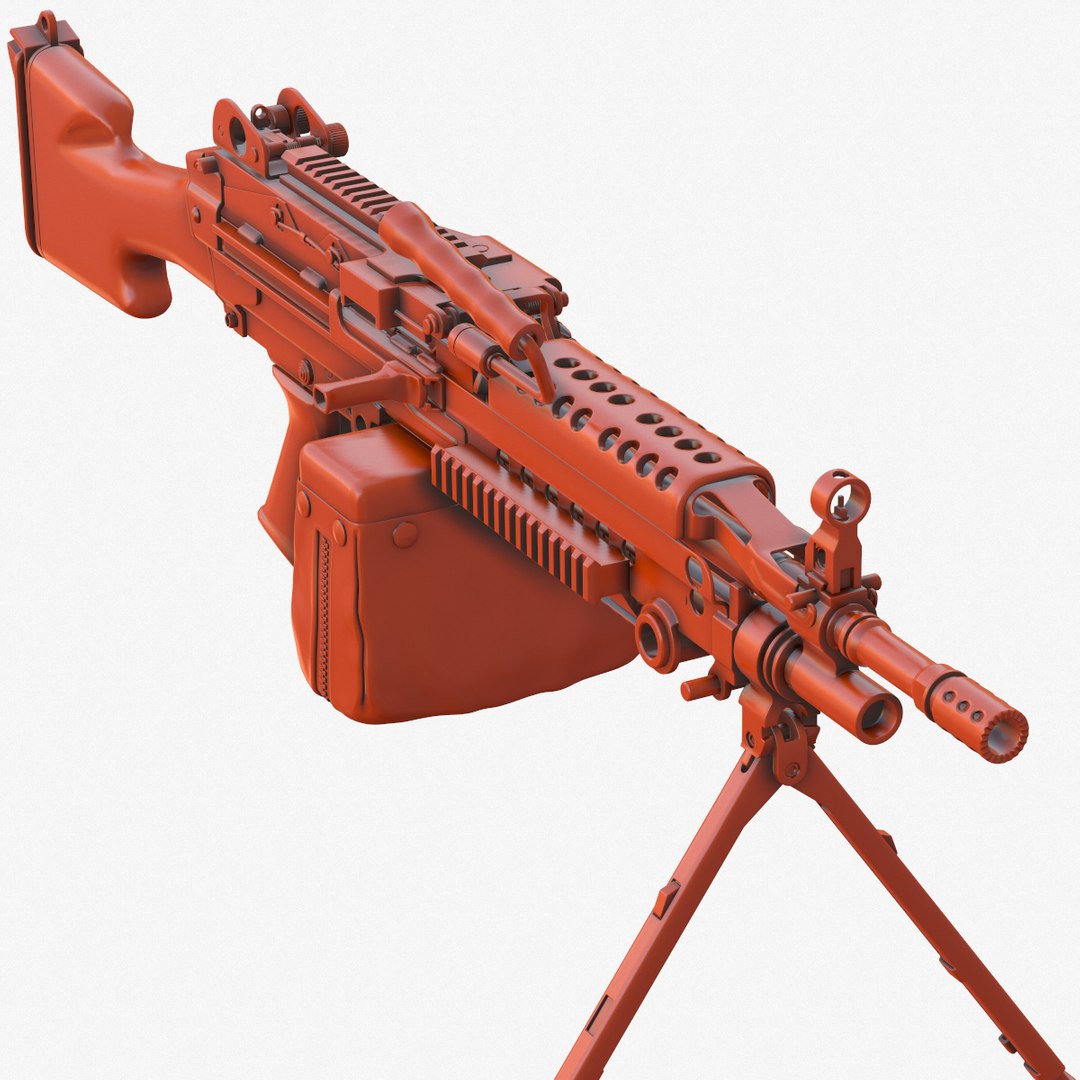 M249 SAW 3D model - TurboSquid 1937418