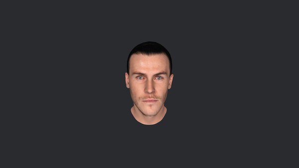 modelo 3d Gareth Bale Personaje 3D hiperrealista de cuerpo completo y ...