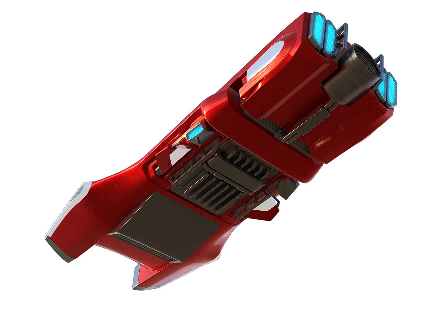 3D Model Flying Racing Car - TurboSquid 1246537