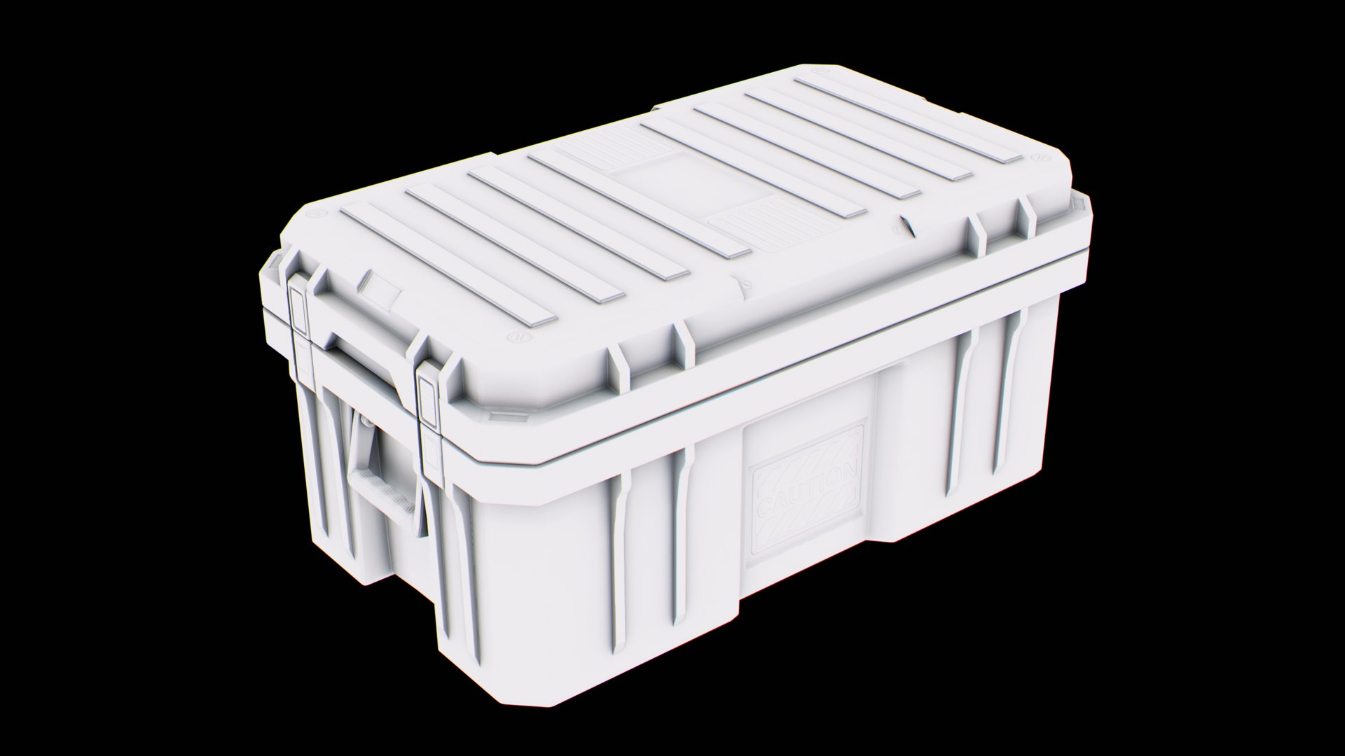 Rugged Plastic Case with LED Display 3D model - TurboSquid 2168384