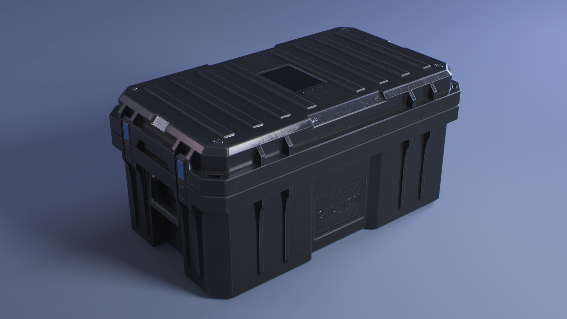 Rugged Plastic Case with LED Display 3D model - TurboSquid 2168384