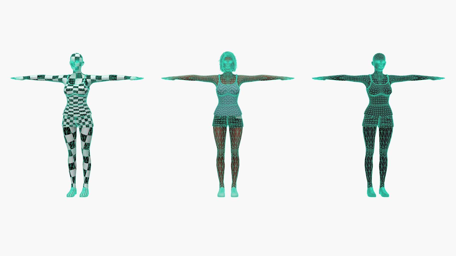 3D Female Model - TurboSquid 2082703