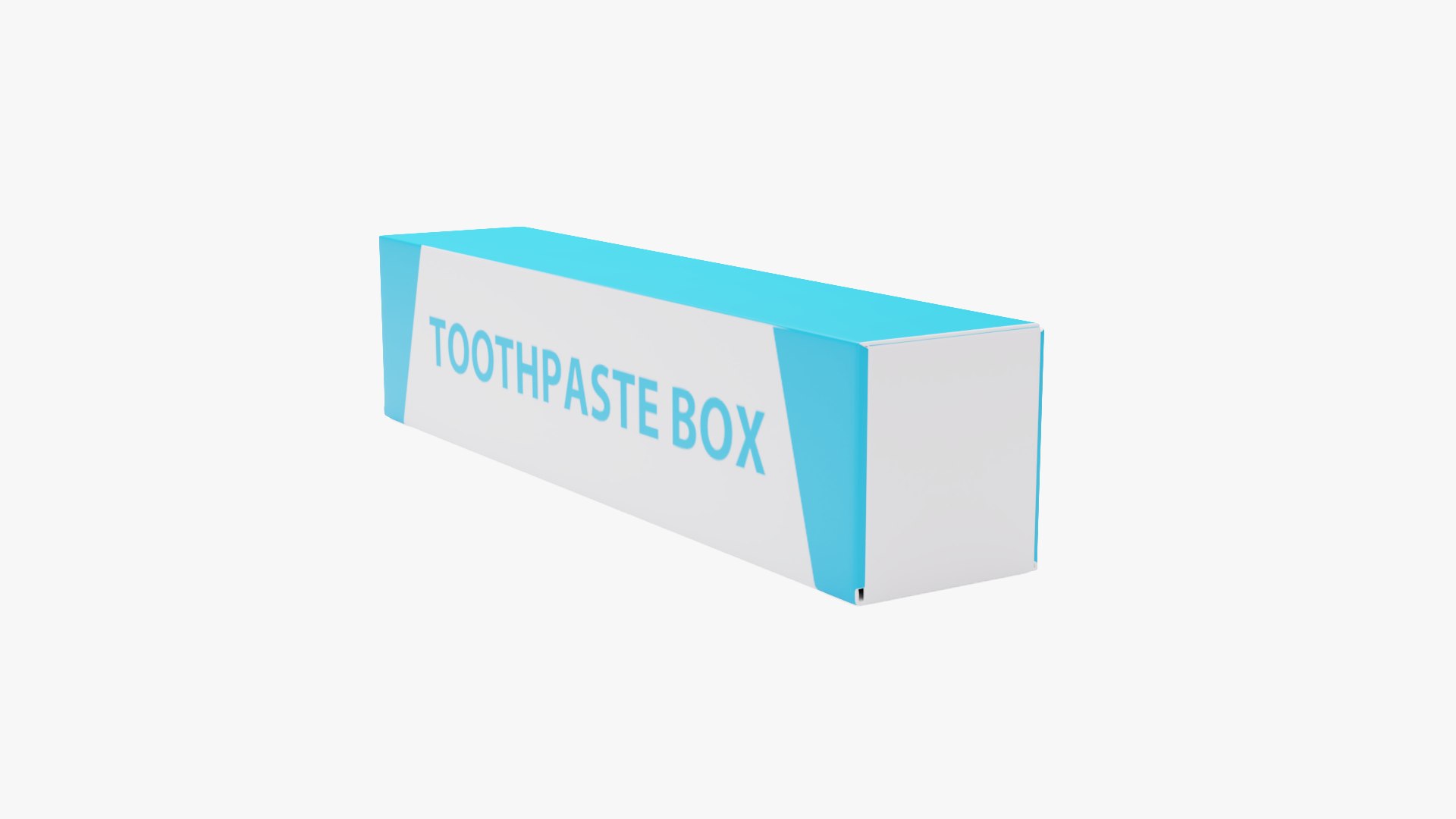 3D Toothpaste Box model - TurboSquid 2137100