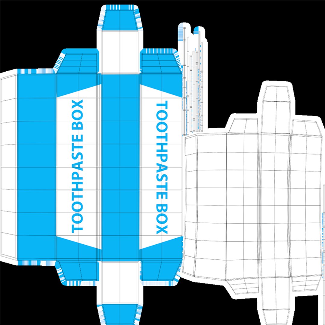 3D Toothpaste Box model - TurboSquid 2137100