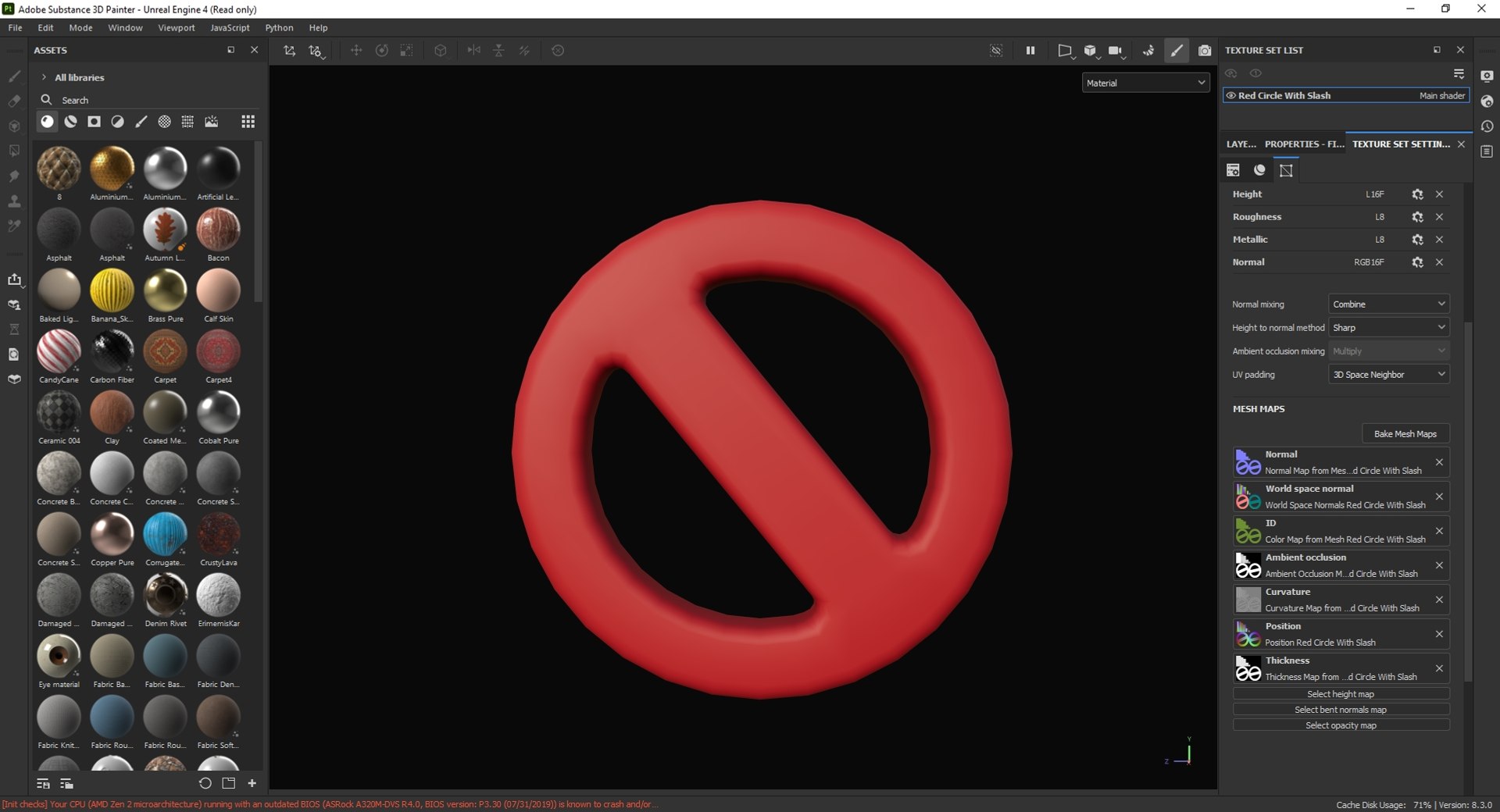 Red Circle With Slash 3D Model - TurboSquid 2096413