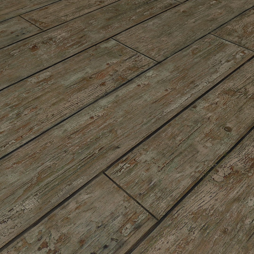 3d Photorealistic Wooden Floor Model