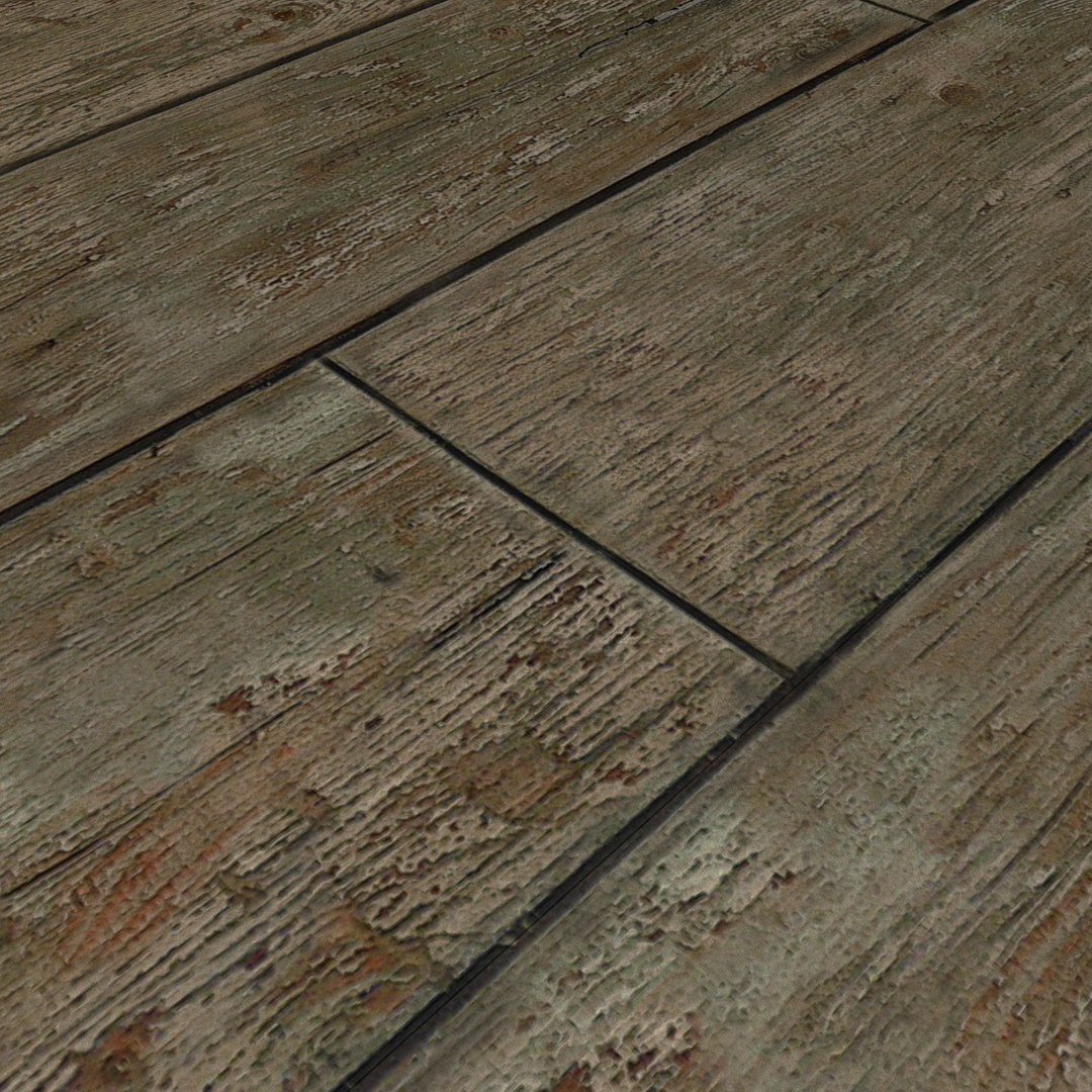 3d Photorealistic Wooden Floor Model