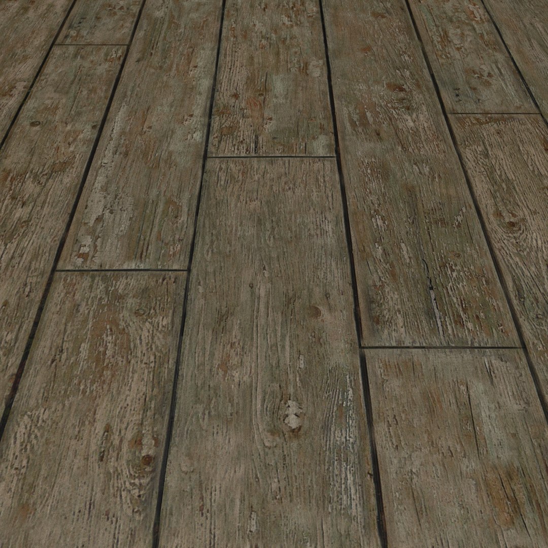 3d Photorealistic Wooden Floor Model