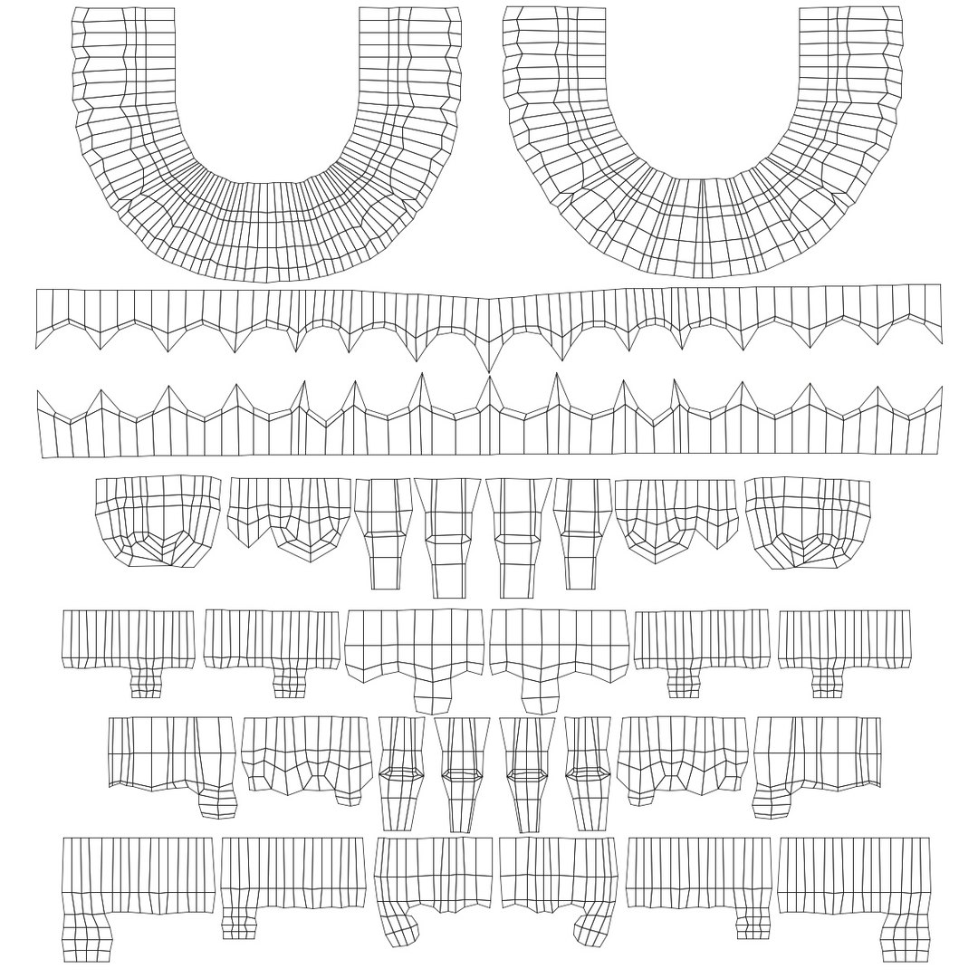 3D Female Quads Body Polygons - TurboSquid 1256592