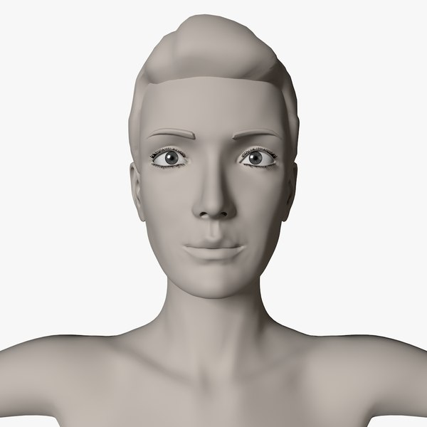 3D female quads body polygons - TurboSquid 1256592