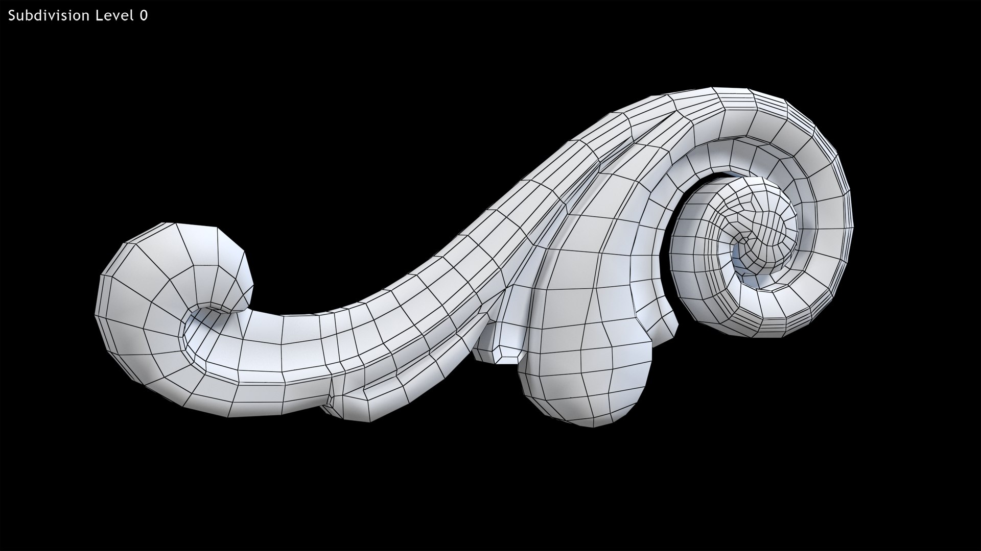 3D Model Ornamental Scroll - TurboSquid 1731132
