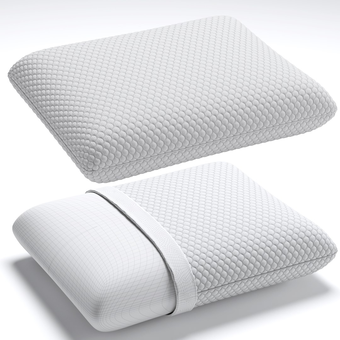 Memory Foam Pillow 3D Model - TurboSquid 2406955