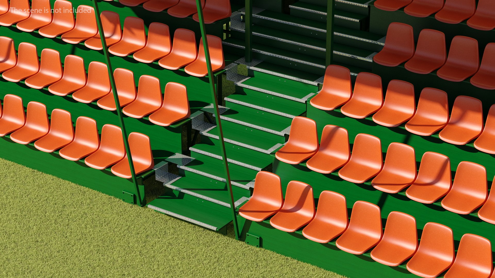 Spectator Portable Grandstand 3D Model - TurboSquid 2029519