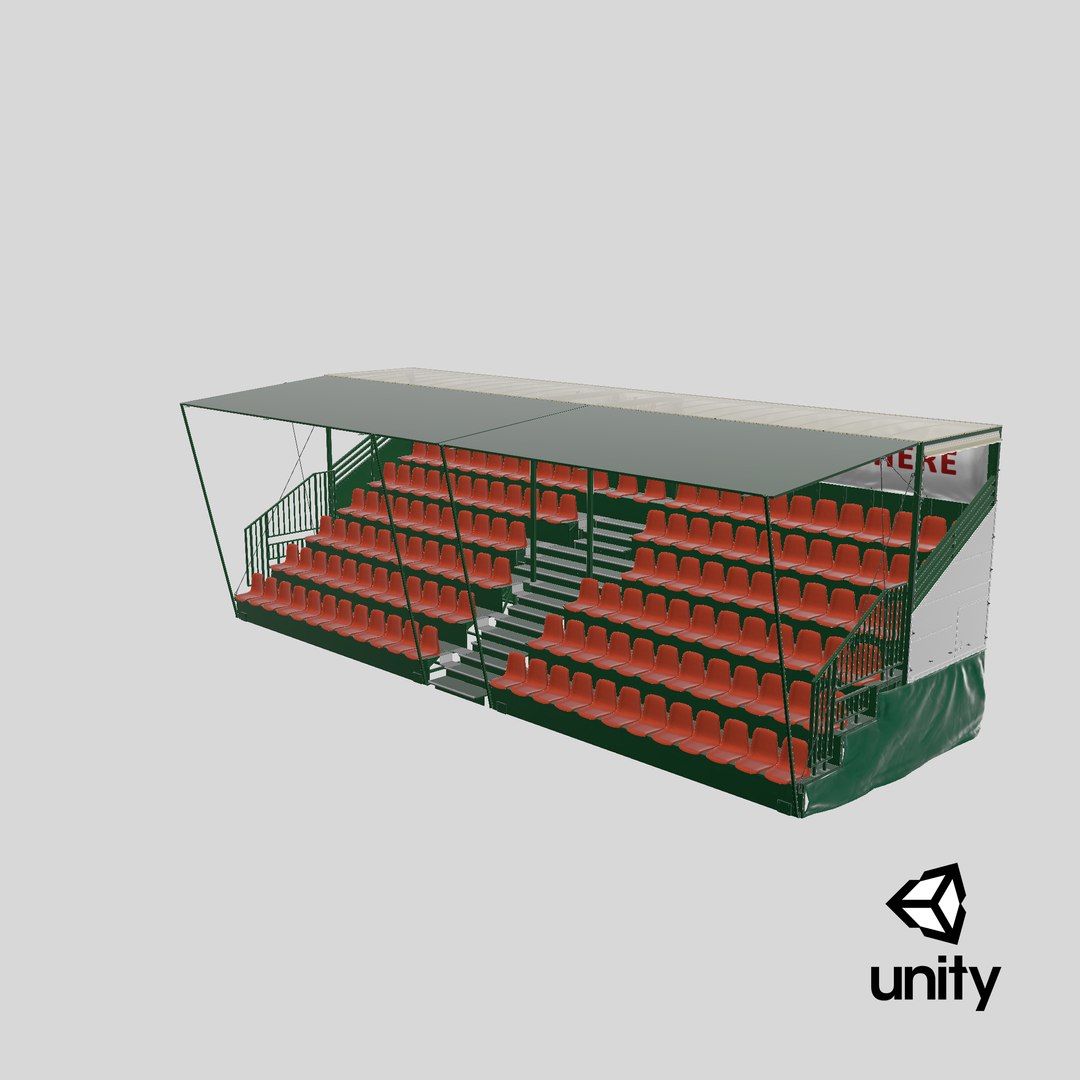 Spectator Portable Grandstand 3D Model - TurboSquid 2029519