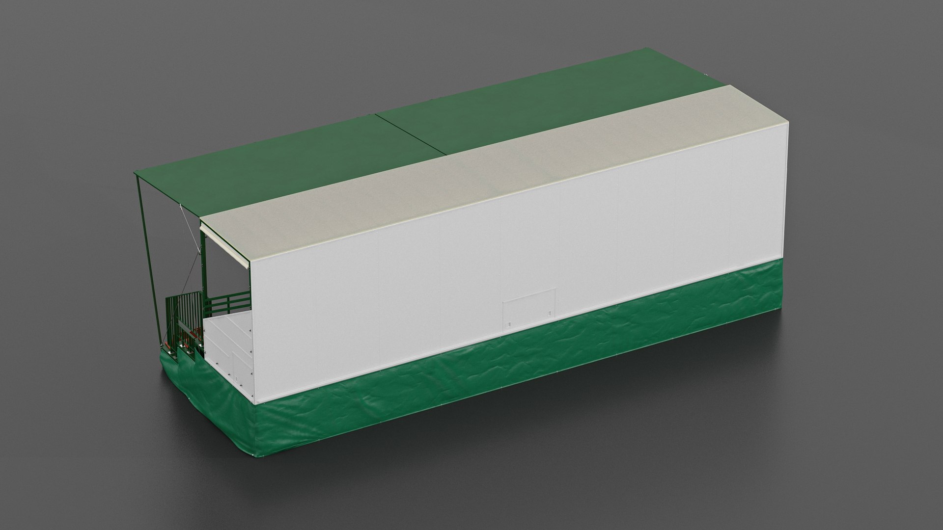 Spectator Portable Grandstand 3D Model - TurboSquid 2029519