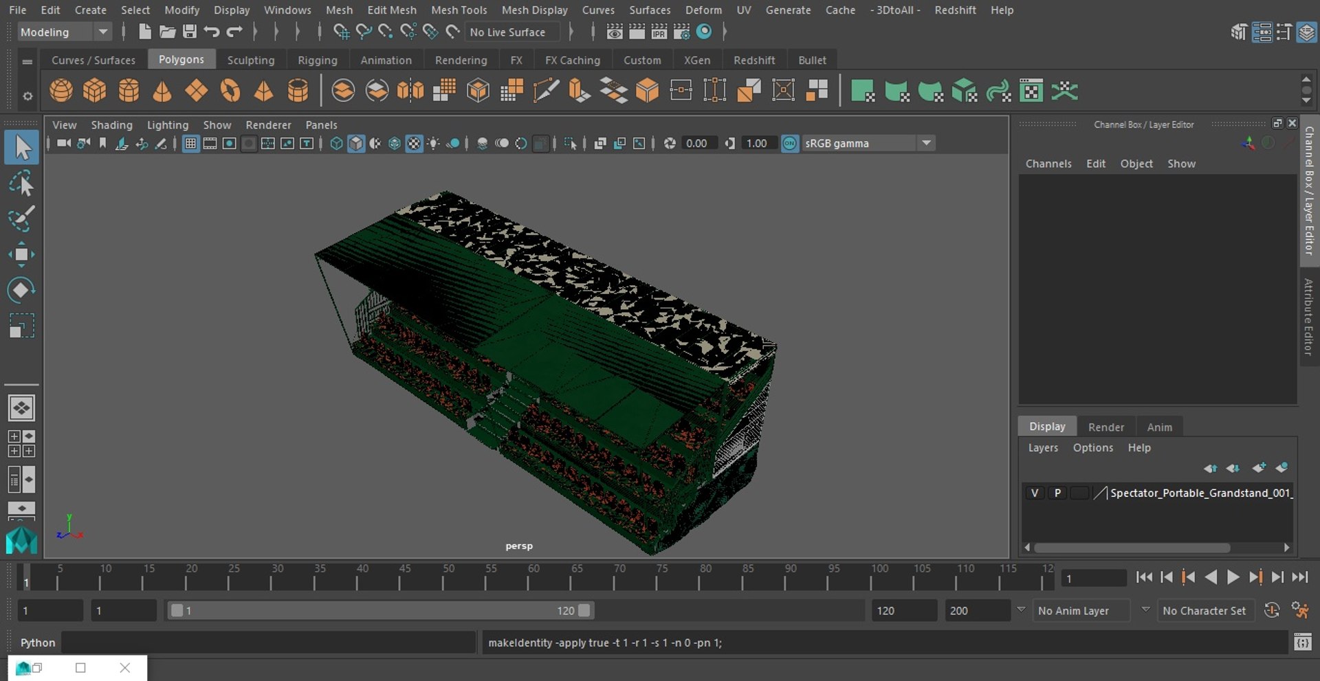 Spectator Portable Grandstand 3D Model - TurboSquid 2029519