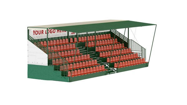 Spectator Portable Grandstand 3D model - TurboSquid 2029519