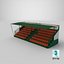 Spectator Portable Grandstand 3D Model - TurboSquid 2029519