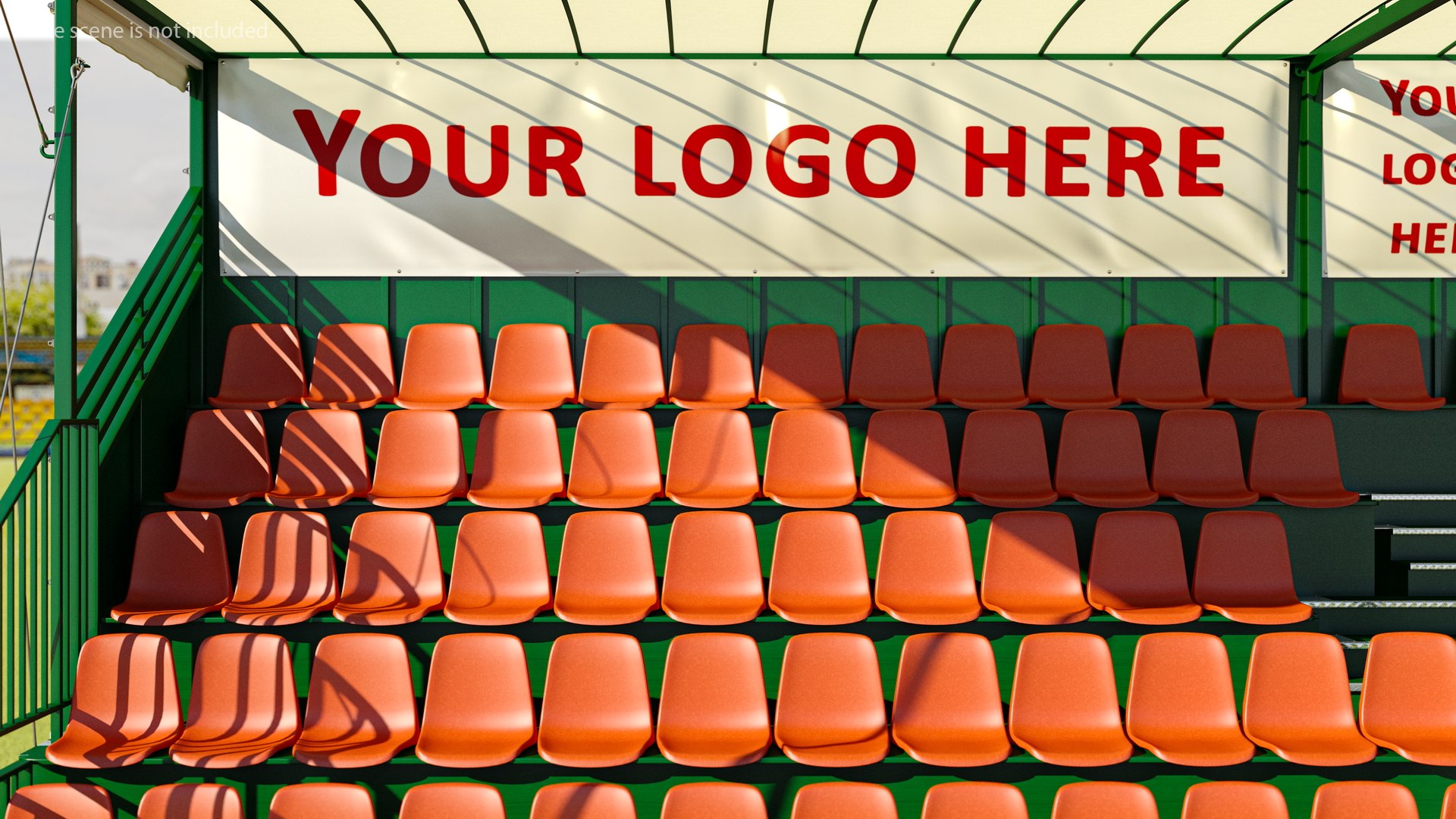 Spectator Portable Grandstand 3D Model - TurboSquid 2029519