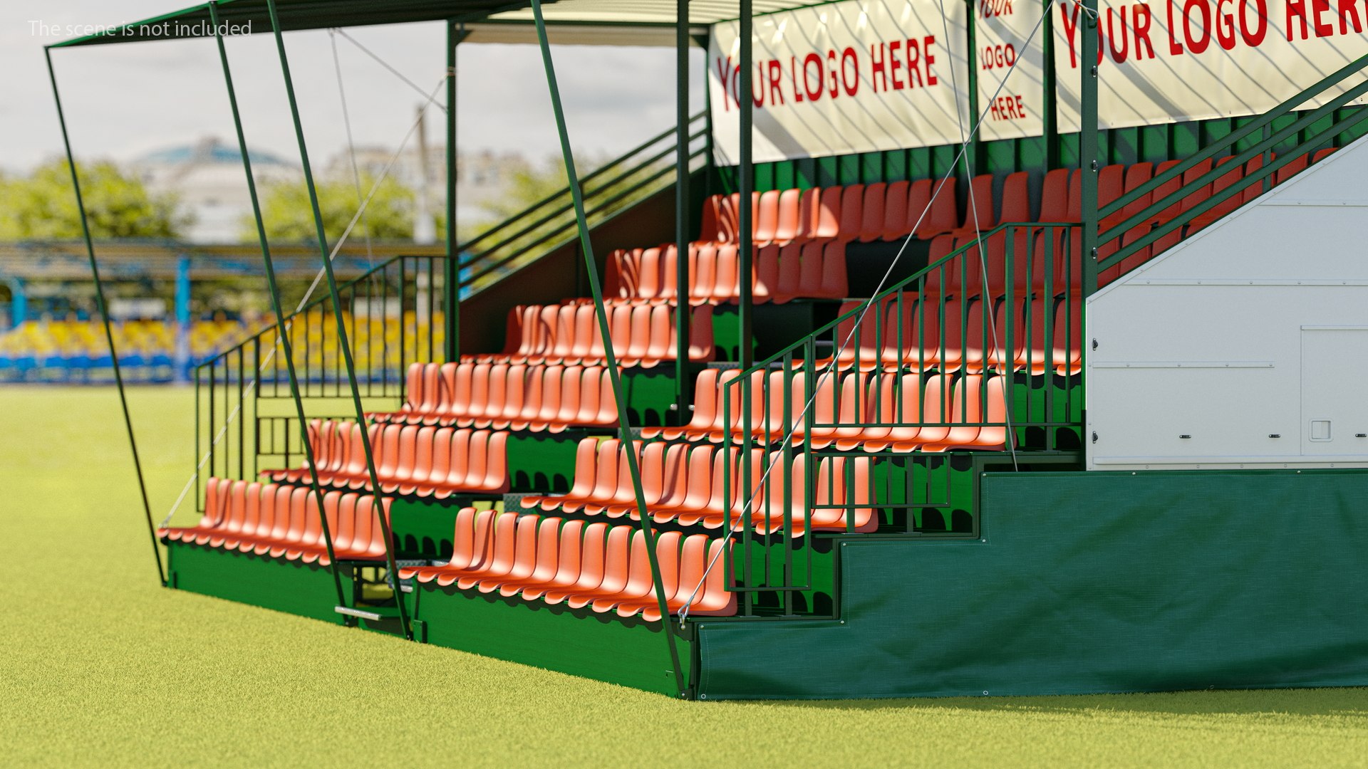 Spectator Portable Grandstand 3D Model - TurboSquid 2029519