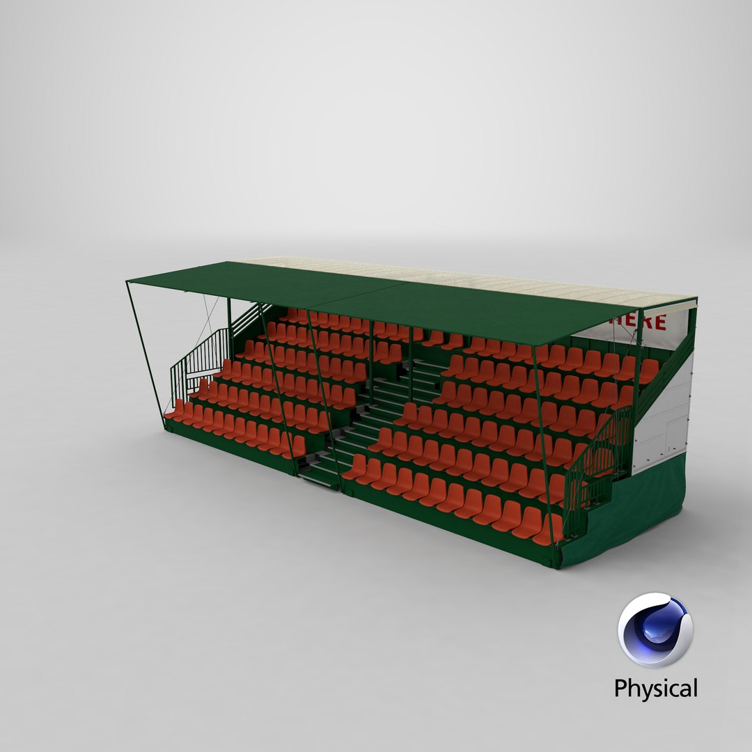 Spectator Portable Grandstand 3D Model - TurboSquid 2029519