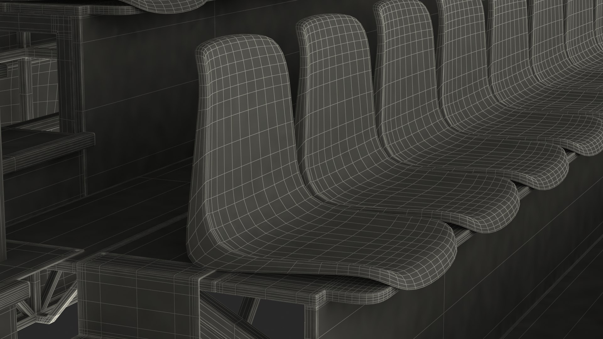 Spectator Portable Grandstand 3D Model - TurboSquid 2029519