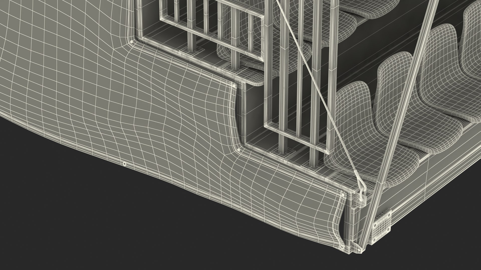 Spectator Portable Grandstand 3D Model - TurboSquid 2029519