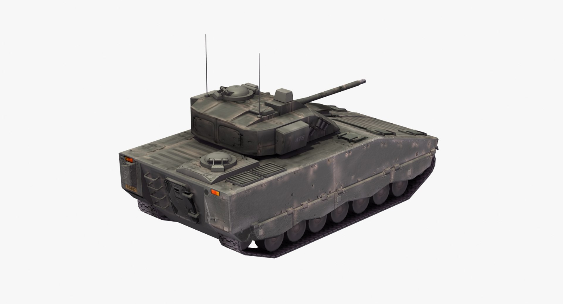 Cv90 Infantry Fighting Vehicle 3d Model
