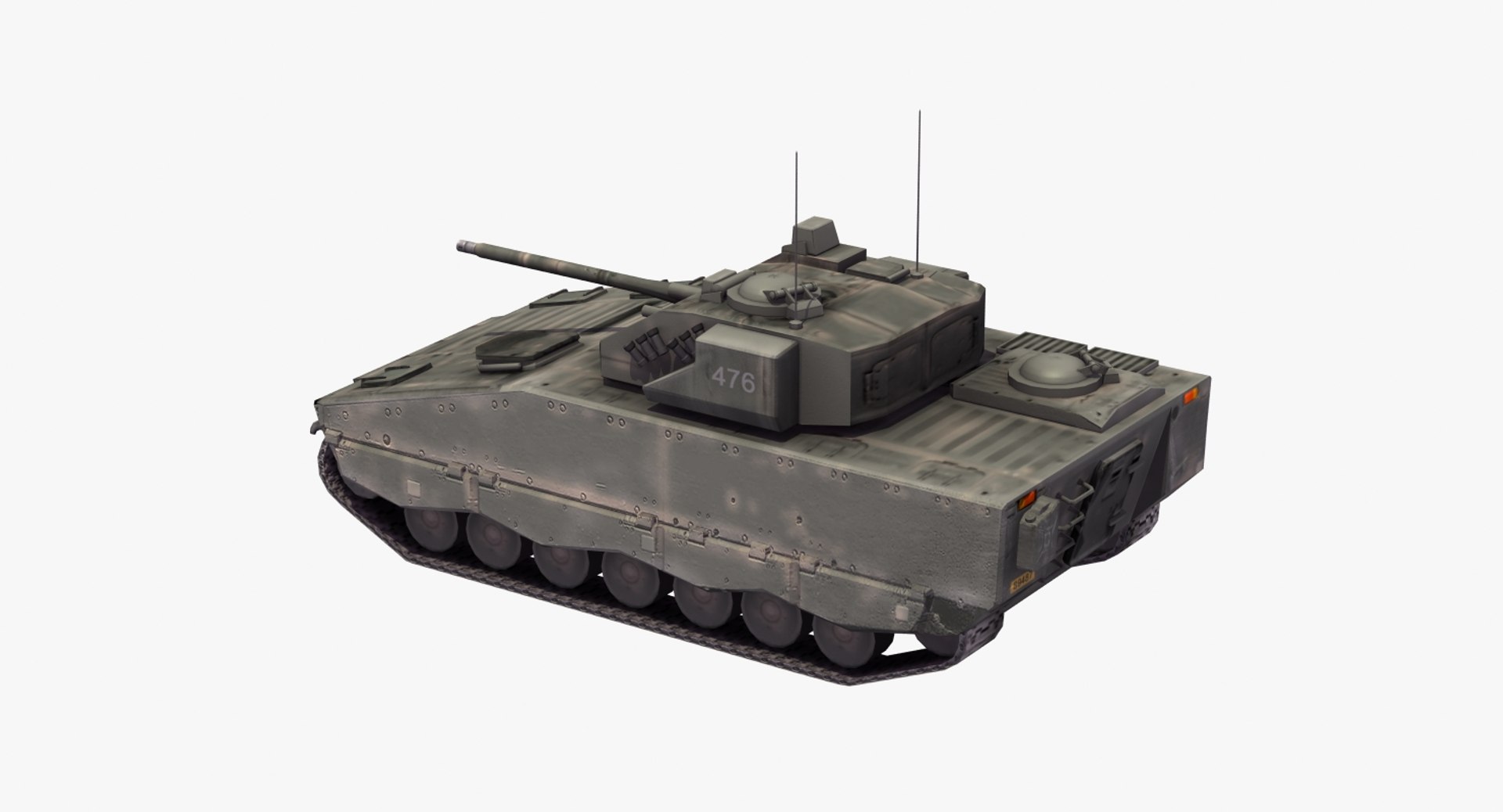 Cv90 Infantry Fighting Vehicle 3d Model