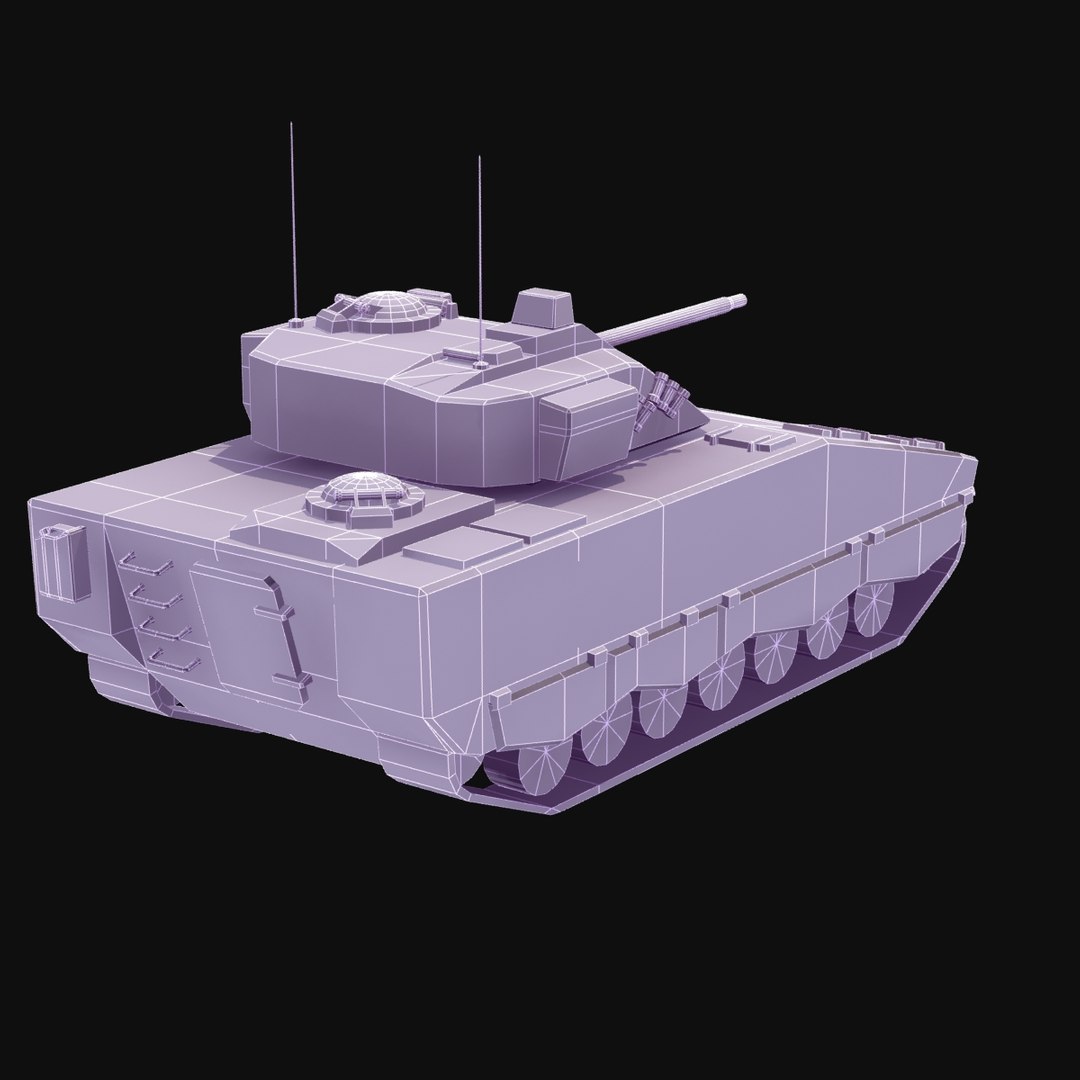 Cv90 Infantry Fighting Vehicle 3d Model